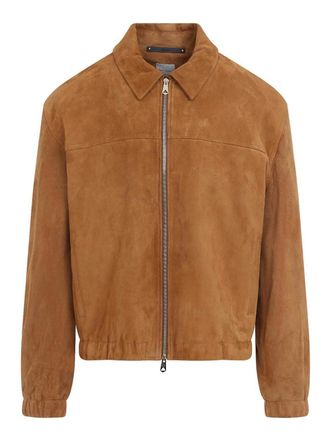 Paul Smith Lederjacke - Camel