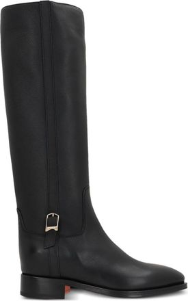 Santoni Kniehohe Stiefel - Schwarz