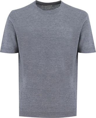 Brunello Cucinelli Homme, Tops, Gris, Taille: XL T-shirt
