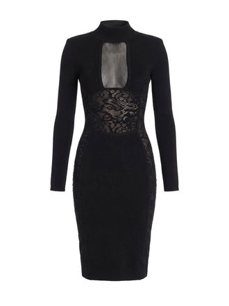 Elisabetta Franchi Robe Au Genou - Noir