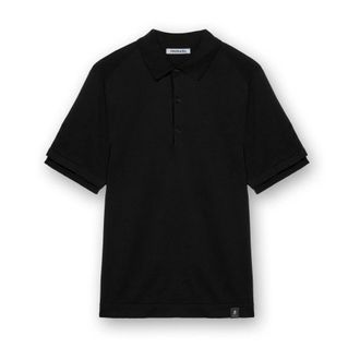 Premiata Homme, Tops, Noir, Taille: XL Polo en Coton