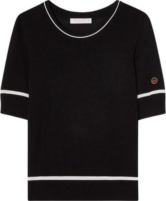 Busnel Femme, Pulls, Noir, Taille: 44 FR Karla Contrast Top