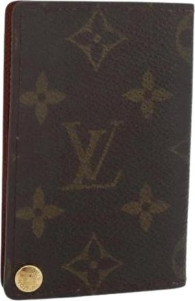 Louis Vuitton Porte-cartes Pr&eacute;-owned - Femme - Pre-owned - Brun - Taille: ONE Size