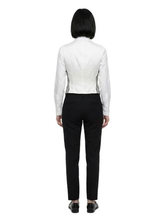 Dolce & Gabbana Womens Bicolor Cotton Waistcoat Clothing
