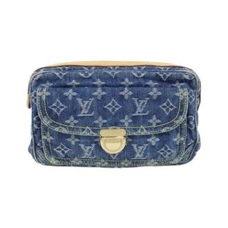 Louis Vuitton Pre-owned Monogram Denim Shoulder Bag - - Pre-owned - Damen - Blau - ONE SIZE