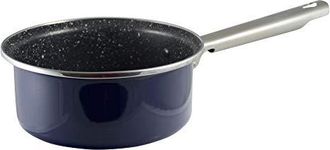 San Ignacio Habitex Kochtopf 16 cm Emaille, Marmorbeschichtung, Griffe und Kn&auml;ufe aus Edelstahl