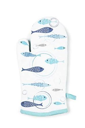 Excelsa North Sea Gant de Four, Taille Unique, Doublure 100% Coton, Rembourrage en Polyester