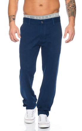 Rock Creek Herren Designer Chino Stoff Hose Chinohose Regular Fit Herrenhose Elegante Hosen Stoffhose Jeans Pants Chinohose RC-2083 Navy W33 L34