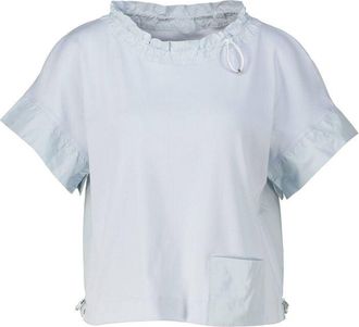 Marc Cain Damen T-Shirt mit Kordelzug und Tasche
