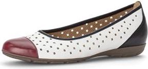 Gabor Ballerines classiques pour femme, Blanc Marine Combi 36, 42 EU