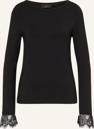 Monari Monari Longsleeve Mit Spitze schwarz