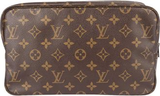 Louis Vuitton Crossbody Bags - Louis Vuitton Canvas Monogram Trousse Toilette 28 - Gr. unisize - in Braun - f&uuml;r Damen
