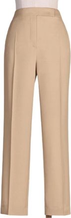 Max Mara Femme, Pantalons, Brun, Taille: 38 FR Pantalon Coupe Droite