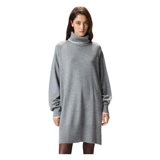Pinko Pinko, Femme, Robes, Gris, Taille: 40 FR Fogo Dress