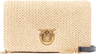 Pinko Pinko, Femme, Sacs, Beige, Taille: ONE Size Love Bag Click Soft Horizontal Mini