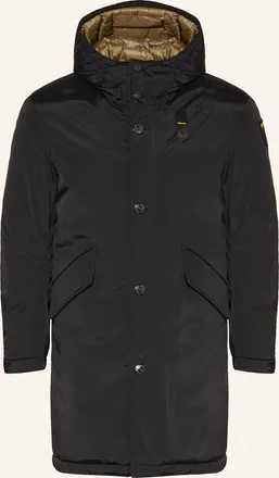 Blauer Mantel Faywood schwarz