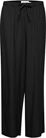 Ichi IHLINO PA2 FL Pantalon décontracté, 194008/Black, 40 Femme