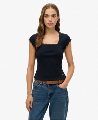 Superdry Essential Square Neck S/s Tee