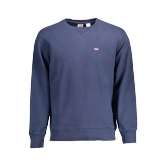 Levi's Homme, Sweatshirts et sweats &agrave; capuche, Bleu, Taille: XL SweaT-shirt en coton bleu &eacute;l&eacute;gant