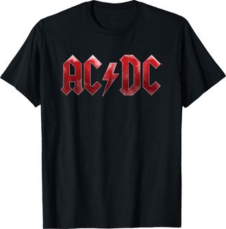 AC/DC Offizielles AC/DC Red Ice Logo Band Hardrock Album T-Shirt