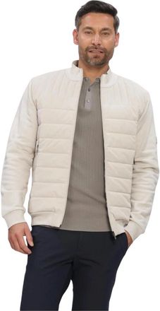 Gentiluomo Homme, Vestes, Beige, Taille: M Cardigan Material Mix