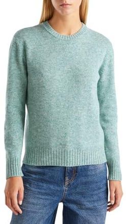 Benetton Maglia G/C M/L 103me1n23 Pull, Vert, L Femme