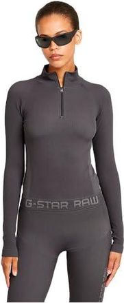 G-Star G-Star Femme Haut Seamless Zip, Gris (grey asphalt D26341-D989-G277), M