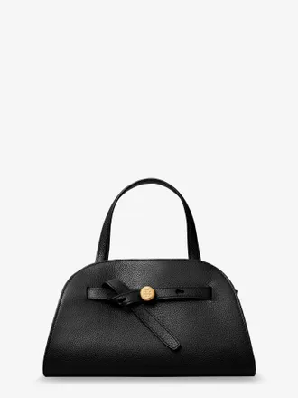 Tory Burch Romy Small Leather Satchel Bag with shoulder strap - TORY BURCH - gender_Woman