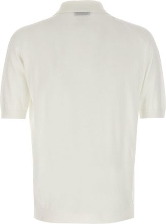 John Smedley Polo Shirt - Cream