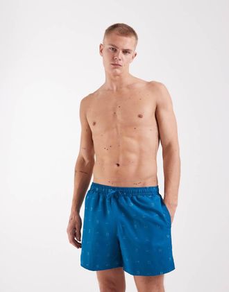 Nike Nike - Short de bain 5 pouces style volley avec doublure - Vert