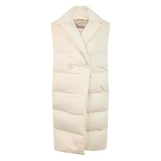 Herno Lange gesteppte Weste - - Jackets - Damen - Wei&szlig; - XS