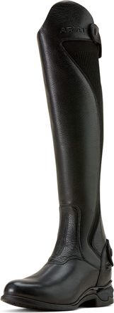 Ariat Womens Devon Sport Tall Riding Boots in Black, B Medium Width, X-Short Height, Regular Calf, Size 38.5, by Ariat