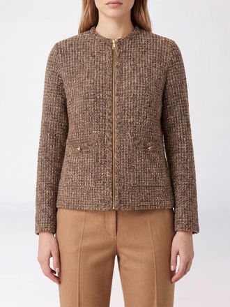 Fabiana Filippi Cardigan slim en laine et cachemire m&eacute;lang&eacute;s avec zip