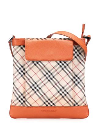 Burberry sac à bandoulière à motif Nova Check (2000-2017) - Marron