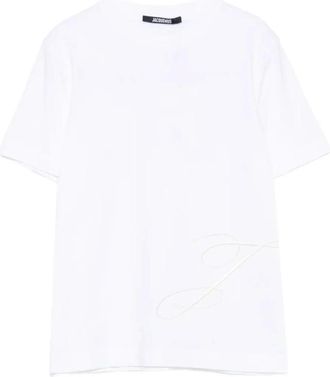 Jacquemus Femme, Tops, Blanc, Taille: 42 FR The J T-shirt