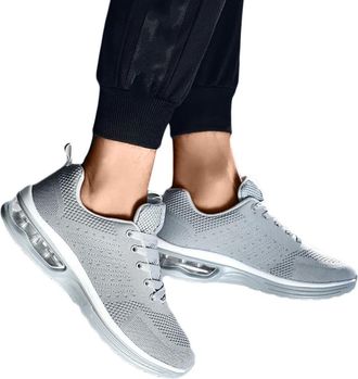 Minetom Sneaker Damen Mesh Laufschuhe Turnschuhe Sportschuhe Sneaker Running Tennis Schuhe Straßenlaufschuhe Dämpfung Leichtgewichts Atmungsaktiv Walkingschuh