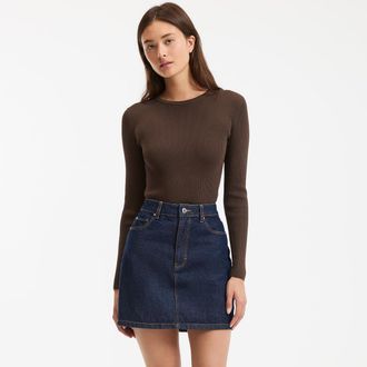 La Redoute Collections Pull Col Rond En Fine Maille