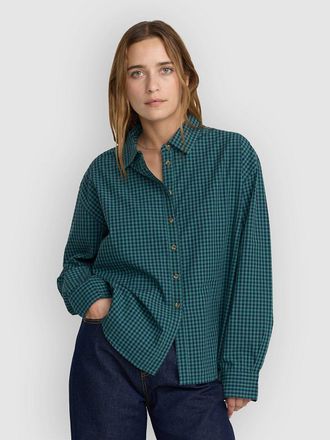 Rvca Sorrento Oversized Hemd stormy blue