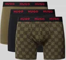 HUGO BOSS Trunks aus Baumwoll-Mix im 3er-Pack