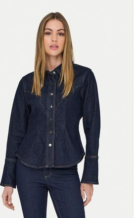 Only Jeanshemd Perla 15359156 Dunkelblau Slim Fit