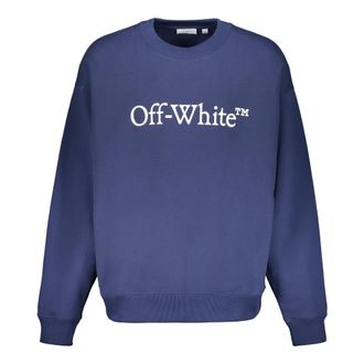 Off-white Crewneck Sweatshirt - - Sweatshirts & Hoodies - Herren - Blau - XS