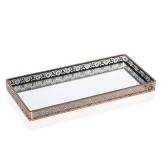 Yankee Candle Company Warm Rustic Deko Tablett, Braun, 32.2