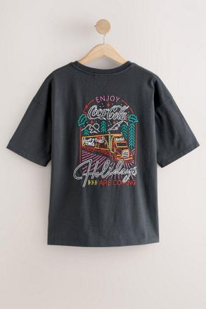 Next T-Shirt Coca Cola T-Shirt mit Grafikstickerei (1-tlg)
