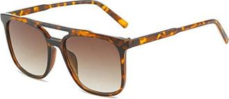 Generic Lunettes de soleil carrées tendance pour hommes et femmes pour tir de rue, vacances en plein air, décoration de plage, lunettes de soleil (couleur : E