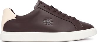 Calvin Klein Sneakers Calvin Klein Low Prof Cupsole Lth HM0HM02123 Dunkelrot