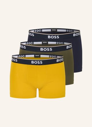 HUGO BOSS 3er-Pack Boxershorts Power blau