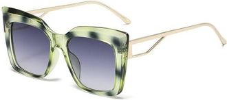 Generic Lunettes De Soleil Tendance &Agrave; Monture M&eacute;tallique D&eacute;corative Et Large For Hommes Et Femmes, Id&eacute;ales For Les F&ecirc;tes, Les Vacances Et Les S&eacute;ances Photo En