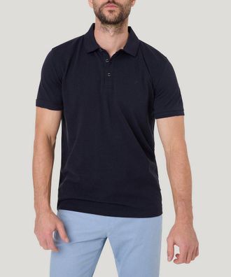 Pioneer Authentic Jeans Poloshirt mit Logostickerei