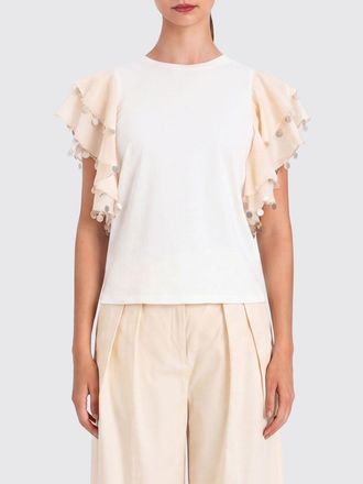 Twin-Set T-Shirt Femme couleur Blanc