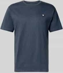 Wood Wood T-Shirt mit Label-Stitching und Rundhalsausschnitt